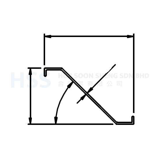 Hup Soon Sheng Aluminum Extrusions Profiles LU 233
